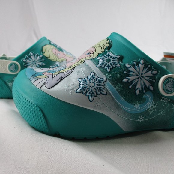CROCS | Shoes | Crocs Junior Girls Size 3 Frozen Clogs New 47 | Poshmark